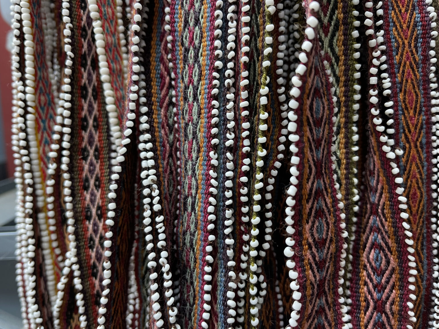 Watana, or Beaded Tie - 1" Wide For Sale - Watanas, or Beaded Ties
